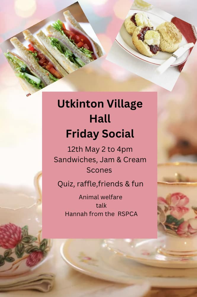 The Friday Social – Utkinton Village Hall